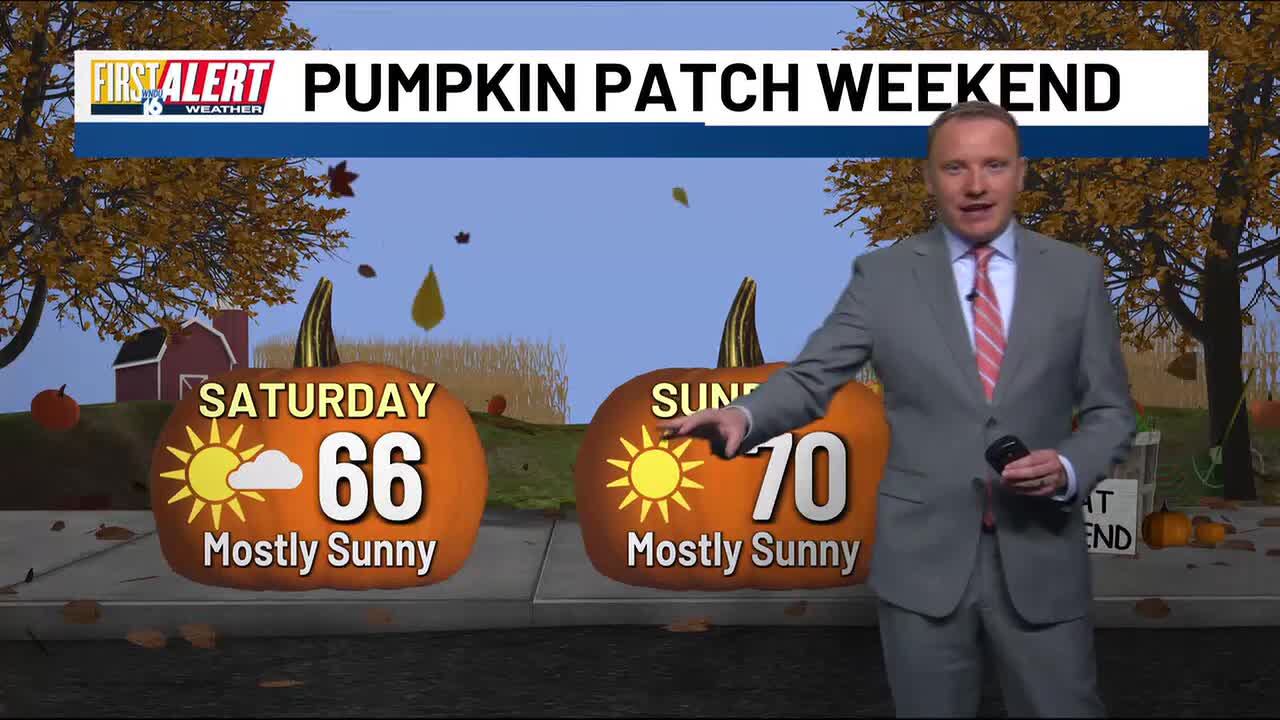 First Alert Forecast: Pleasant fall weekend