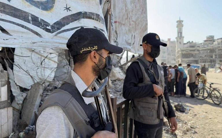 Hamas reappears on Gaza’s streets, and two of three militias that ...