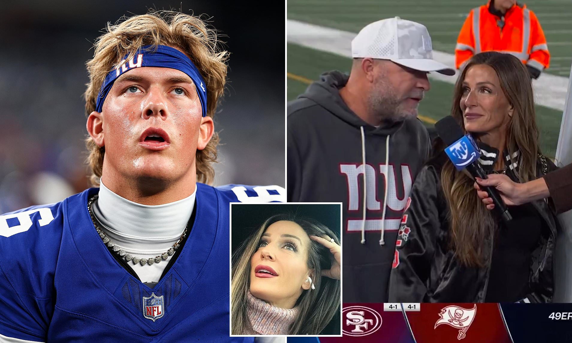 Jaxson Dart's proud mom gives emotional interview on son's New York ...