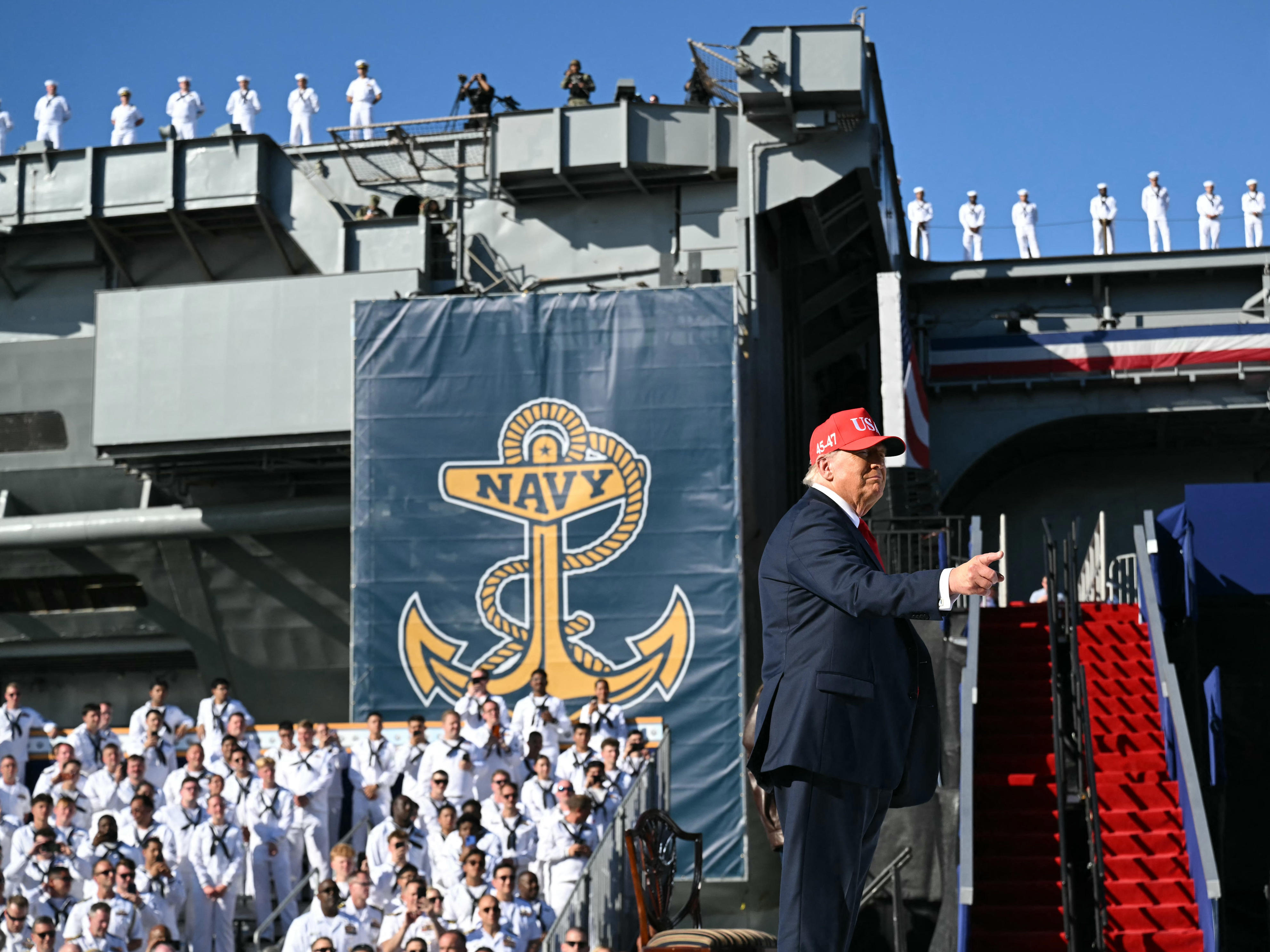A US aircraft carrier is still showing damage months after colliding ...