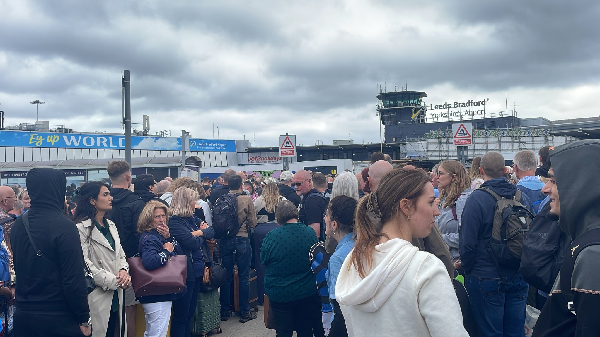 'Pandemonium' at Leeds Bradford Airport as passengers evacuated over ...