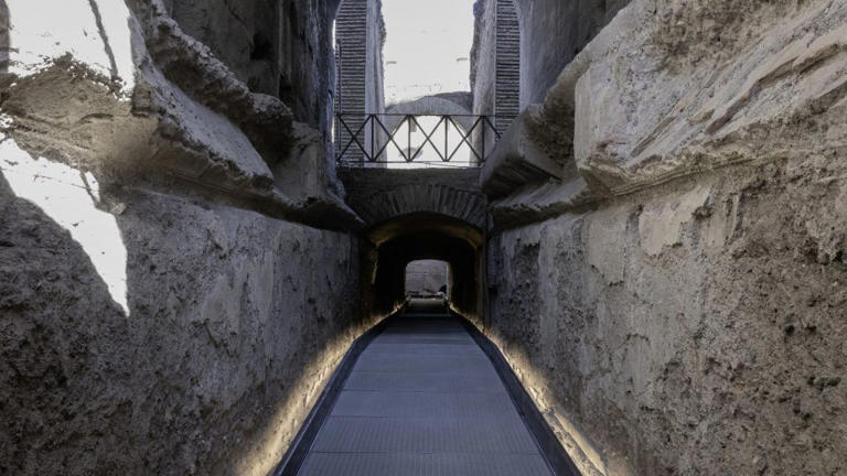 A secret tunnel once used by emperors is opening beneath the Colosseum