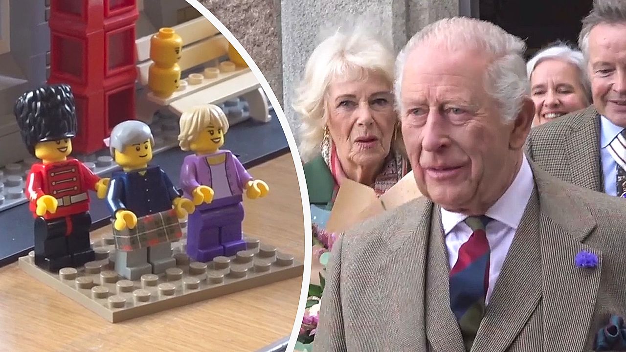 Royals in miniature! King Charles and Queen Camilla receive Lego figures