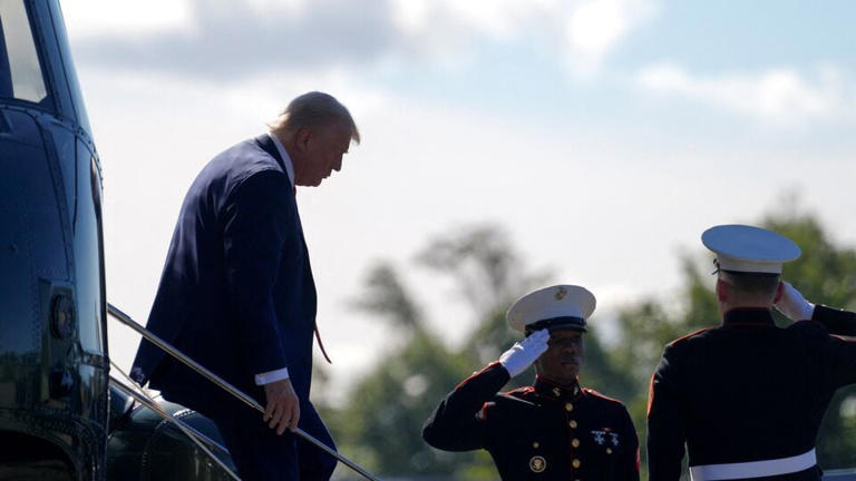 Donald Trump visits Walter Reed for a 'semi-annual physical' despite ...