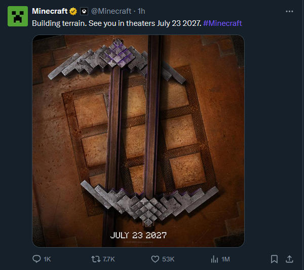 The Minecraft Movie Sequel Has a Release Date