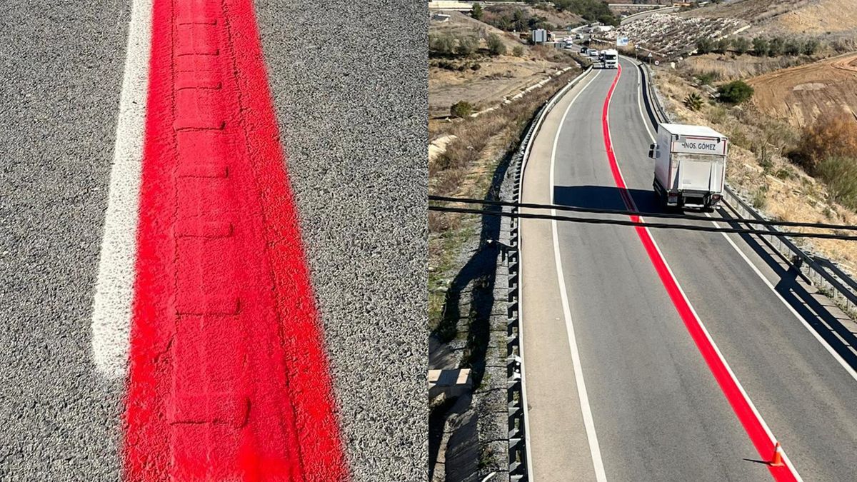 La DGT sorprende con las nuevas líneas roja en las carreteras: cuidado ...