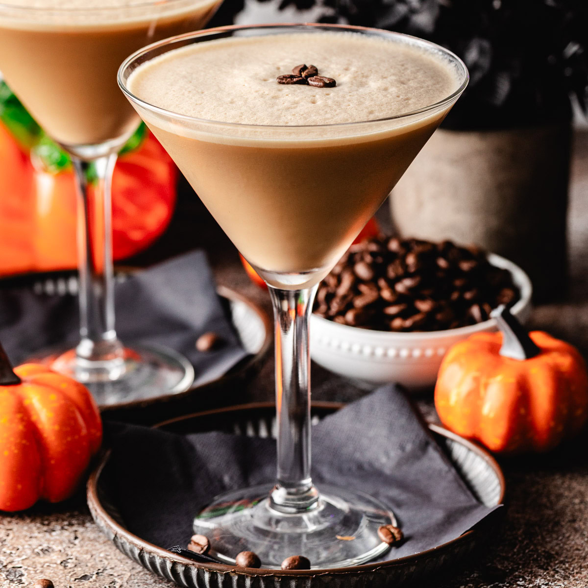 Pumpkin spice espresso martini