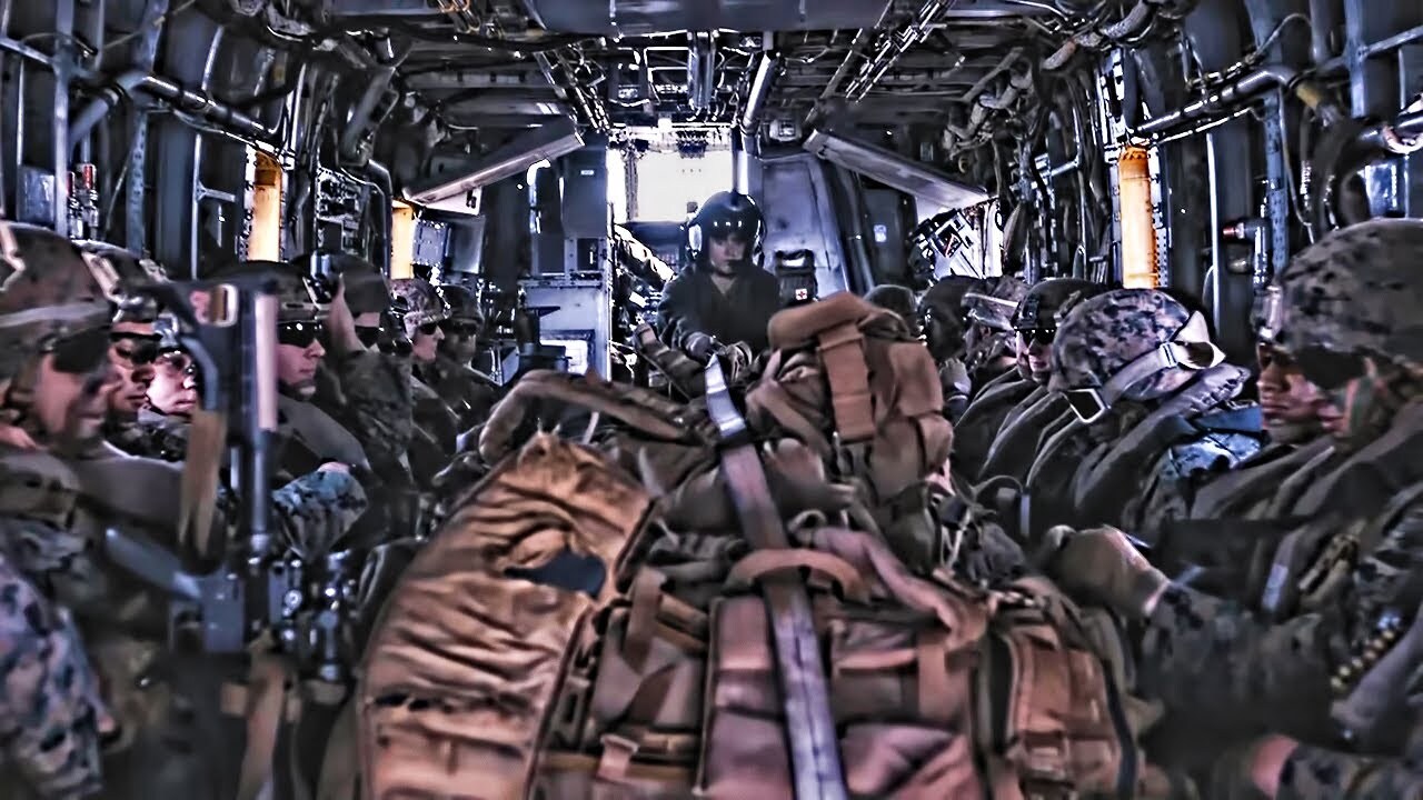 Same Day Shipping • U.S. Marines Takeoff In Helicopters