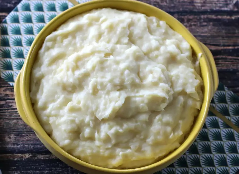 Puré de yuca cremoso