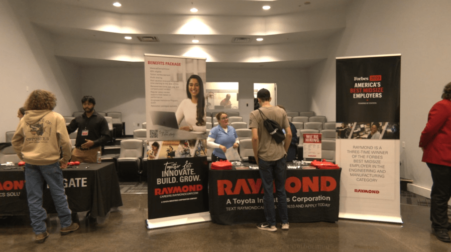 Students explore Raymond Corporation at Manufacturing Day Event