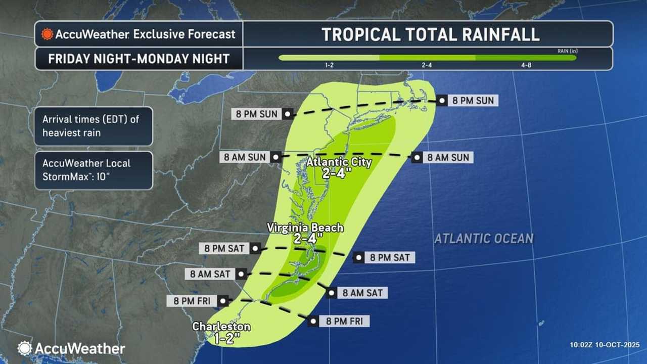 Here's When To Expect Most Impact From Powerful Nor’easter With Heavy ...