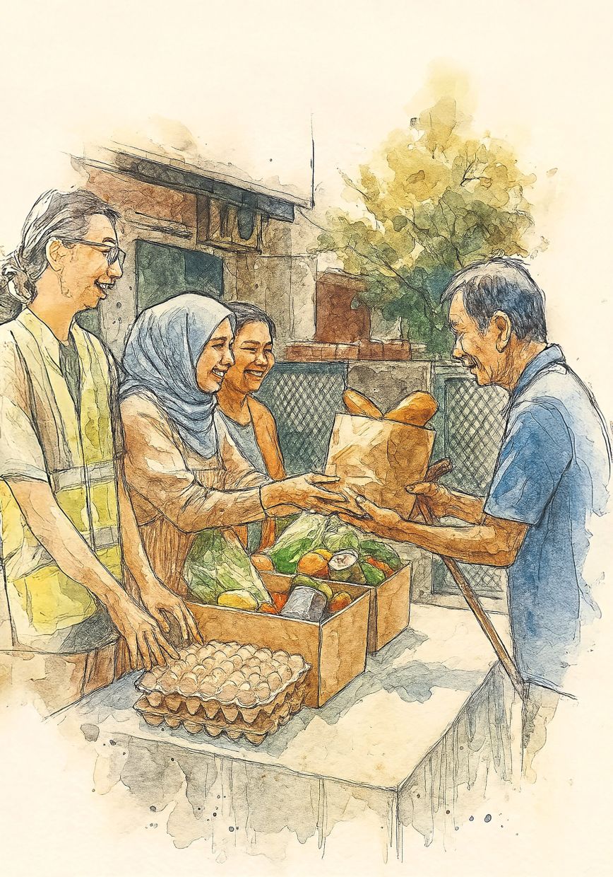 Food banks exemplify spirit of caring, sharing