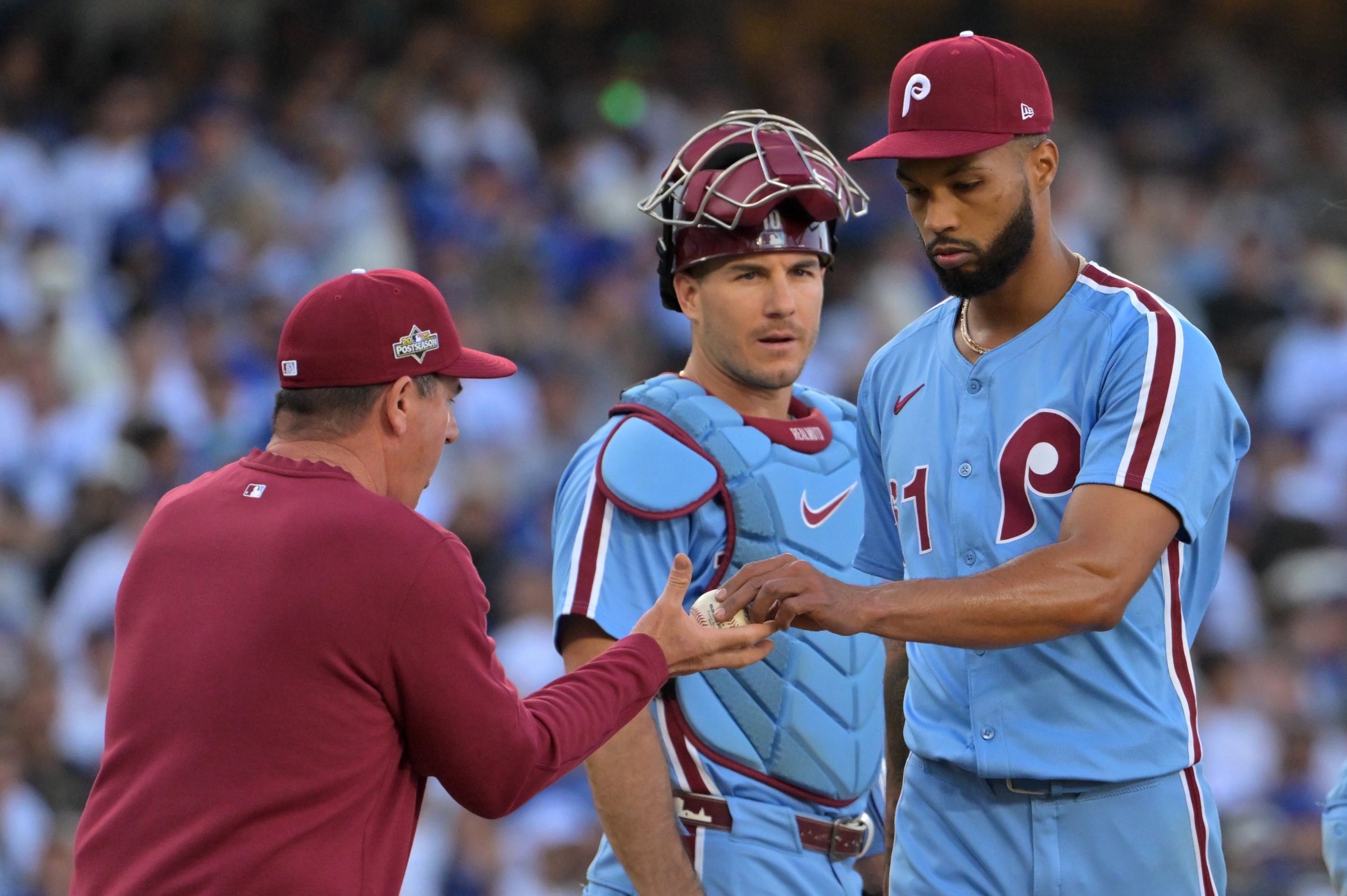 Umpire Apologizes to Cristopher Sanchez After Blown Call Costs Phillies ...