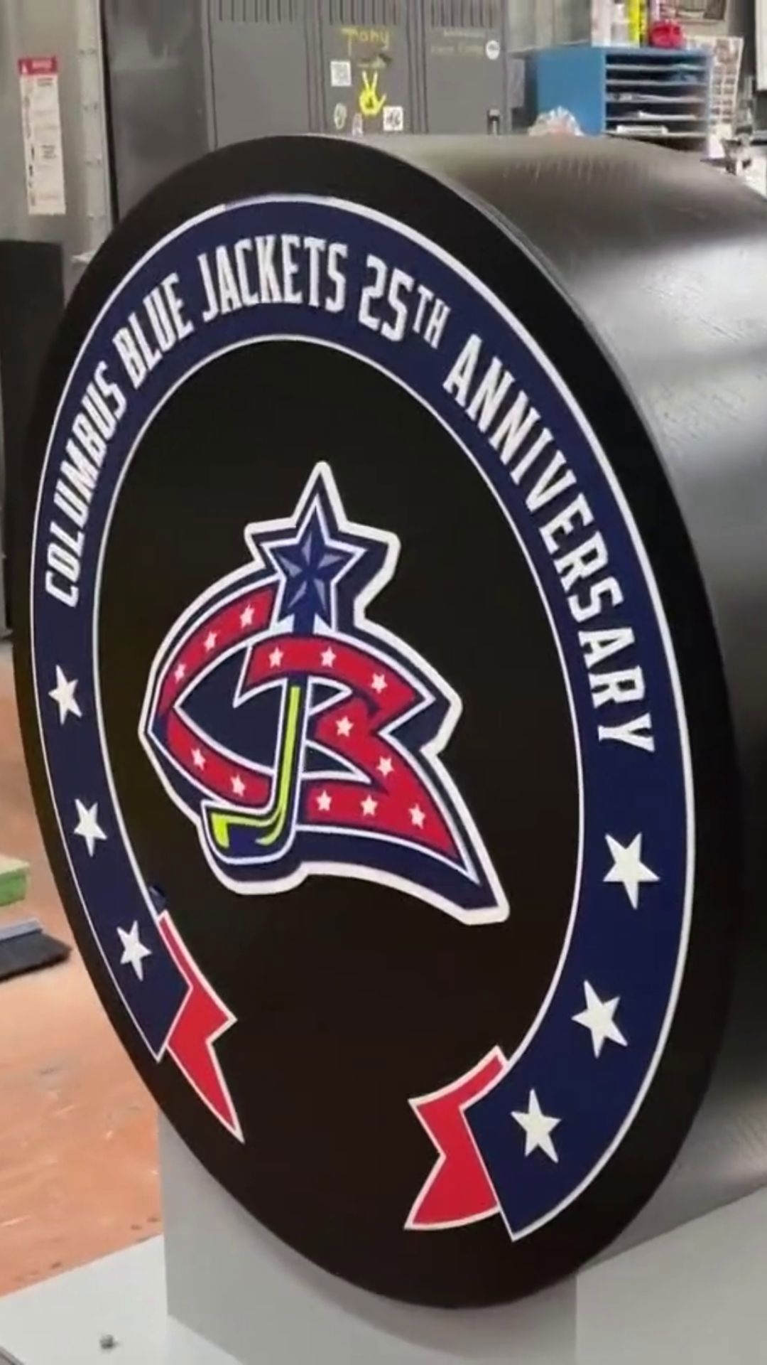 Blue Jackets to unveil oversized puck sculptures as part of 25th season ...