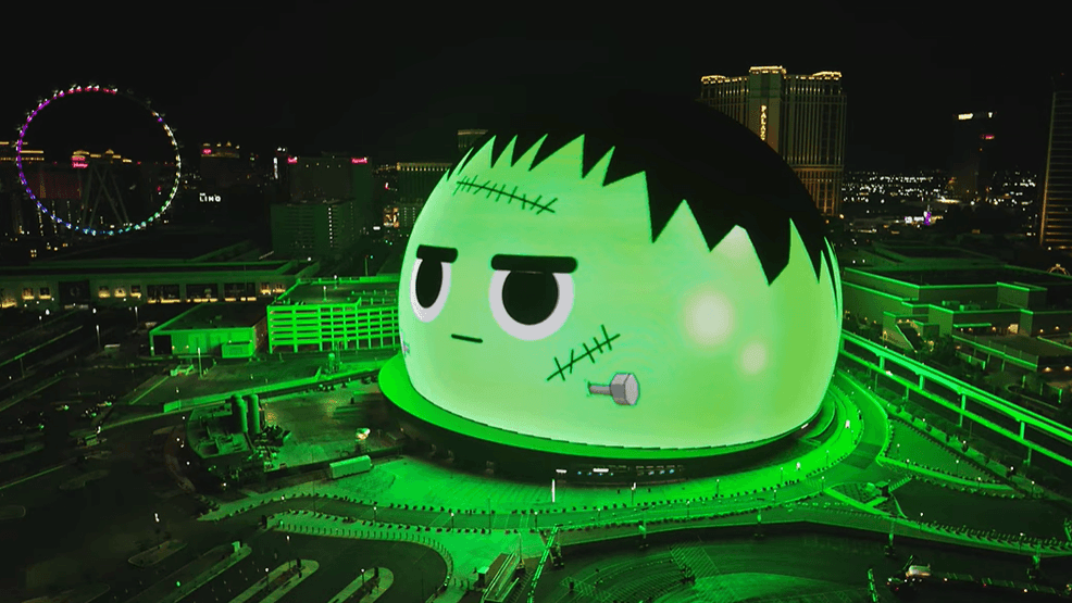 Sphere embraces Halloween with 'Sphere of Fear' show and costume parties