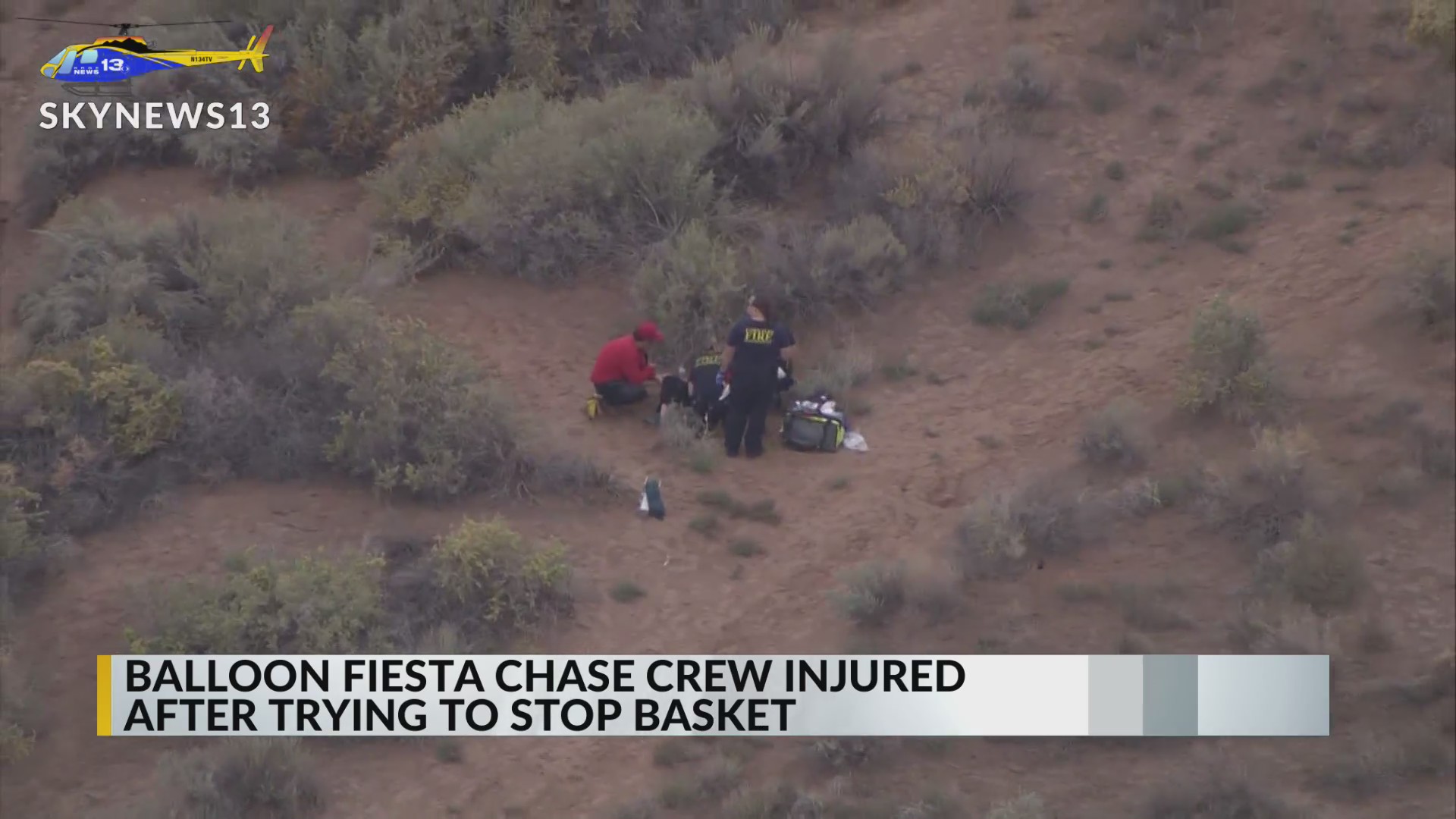Balloon chase crew member injured trying to stop basket