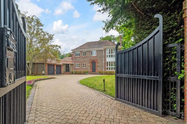 House backing onto golf course listed for offers over £1.7m