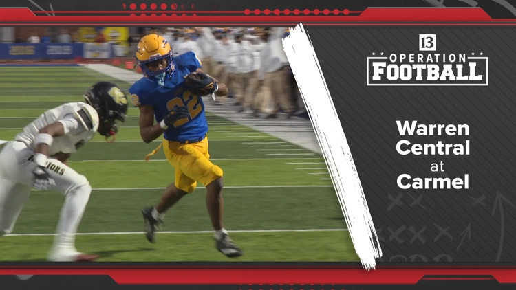 No. 3 Carmel steamrolls No. 10 Warren Central 42-7 | Operation Football