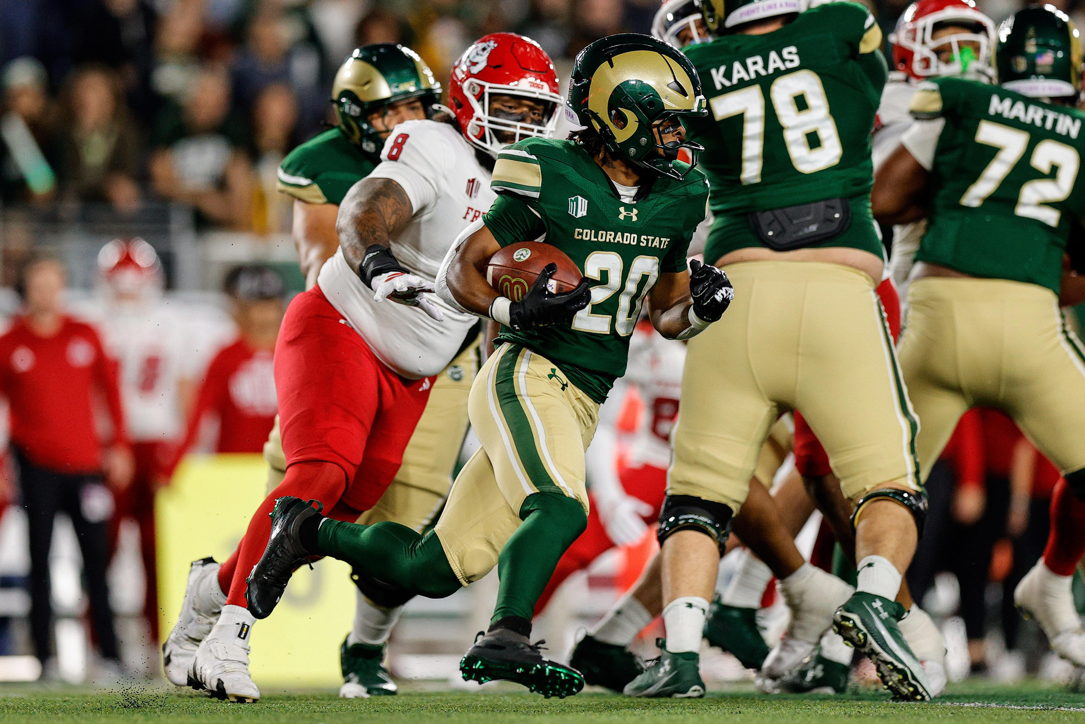 Colorado State running back Justin Marshall to transfer