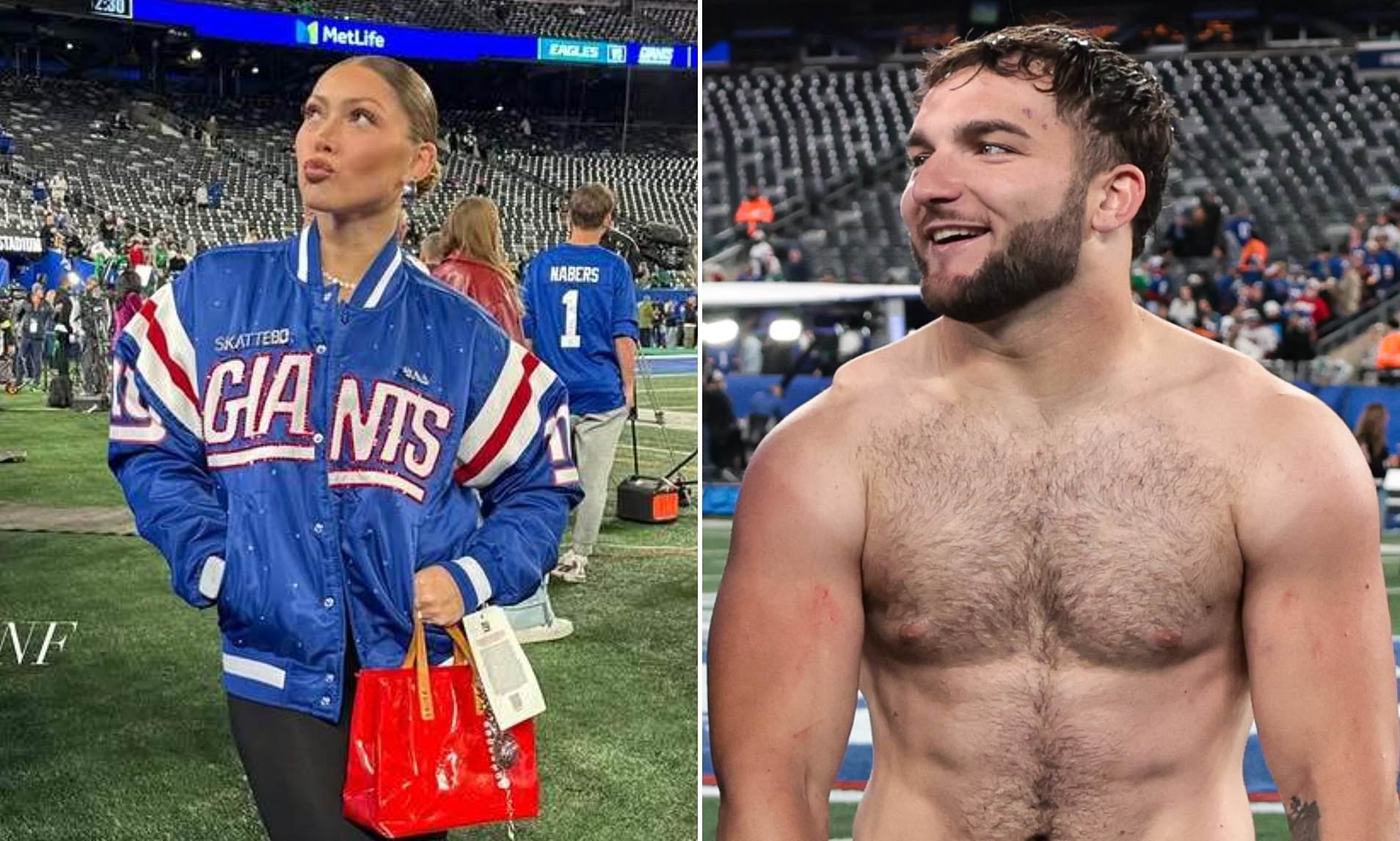 Giants fans discover rookie sensation Cam Skattebo's girlfriend after ...