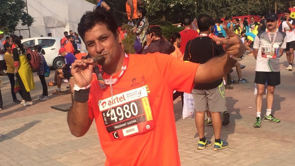 Beating cancer twice, running strong: Prashant Saxena's Delhi Half Marathon story