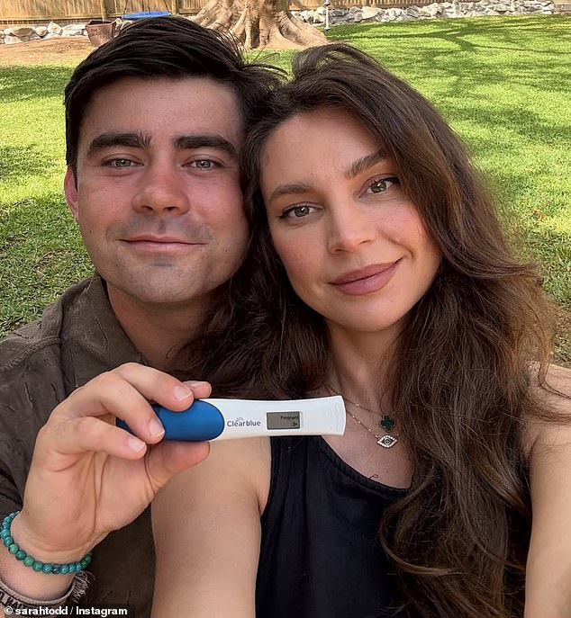 Newly pregnant MasterChef star Sarah Todd looks VERY glamorous as she ...