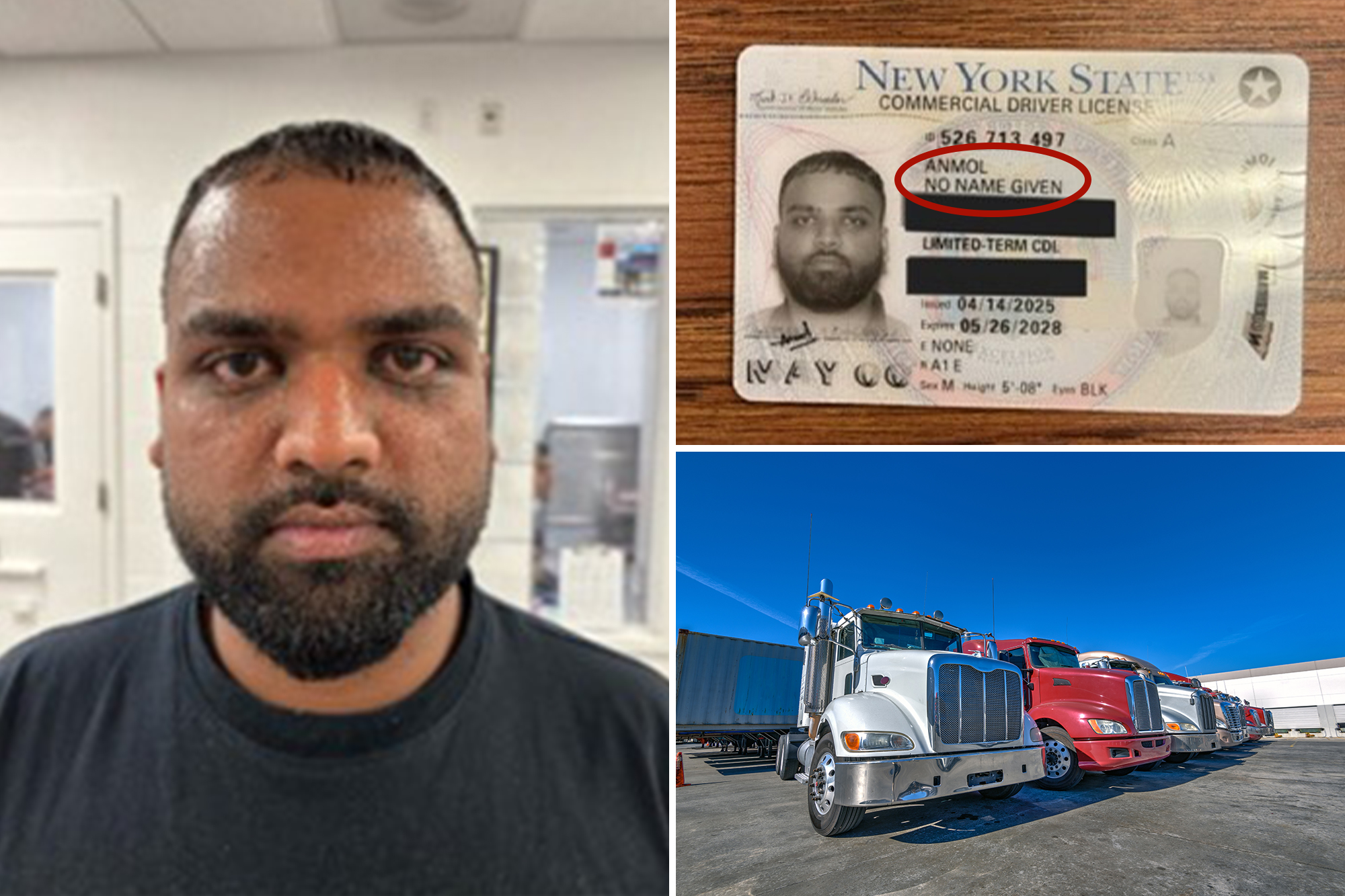 Illegal migrant trucker with ‘No Name Given’ on NY driver’s license ID ...