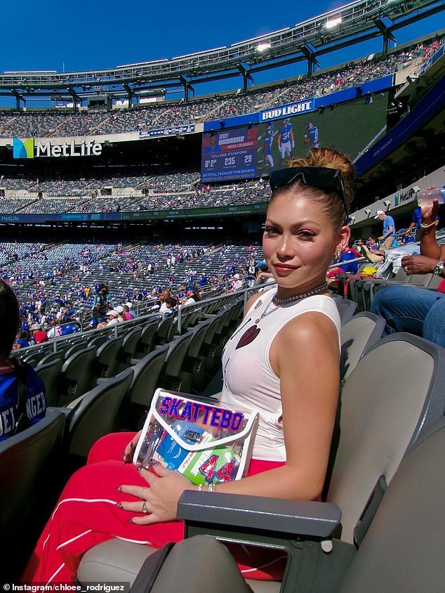 Giants fans discover rookie sensation Cam Skattebo's girlfriend after breakout performance