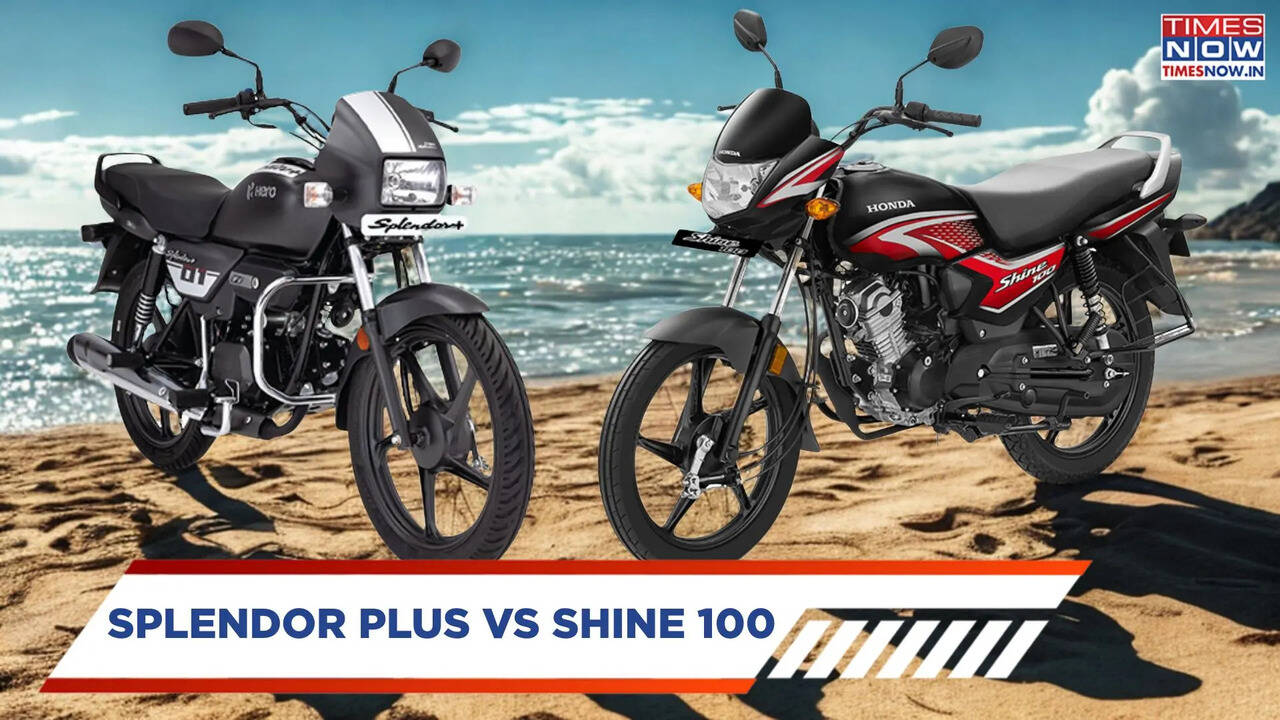 Hero Splendor Plus Vs Honda Shine 100: Price, Mileage And Features Compared