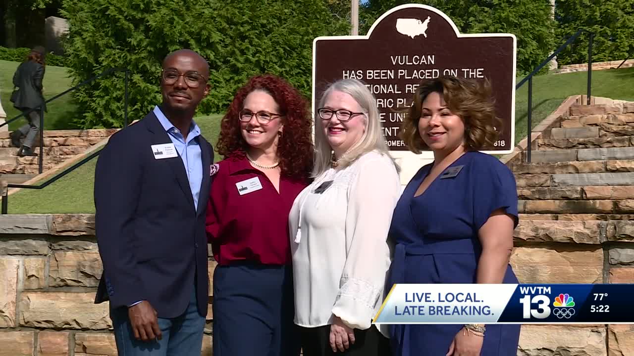 Vulcan statue in Birmingham receives national registry marker