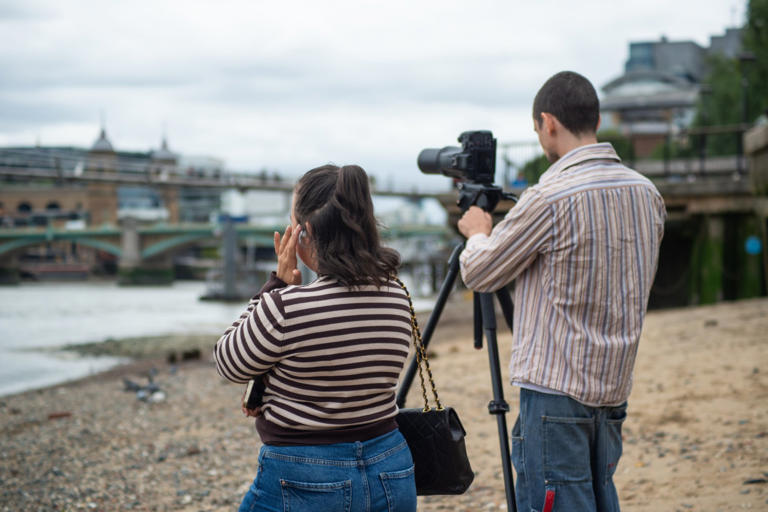 Behind the scenes of Instagram's A View, from a bridge