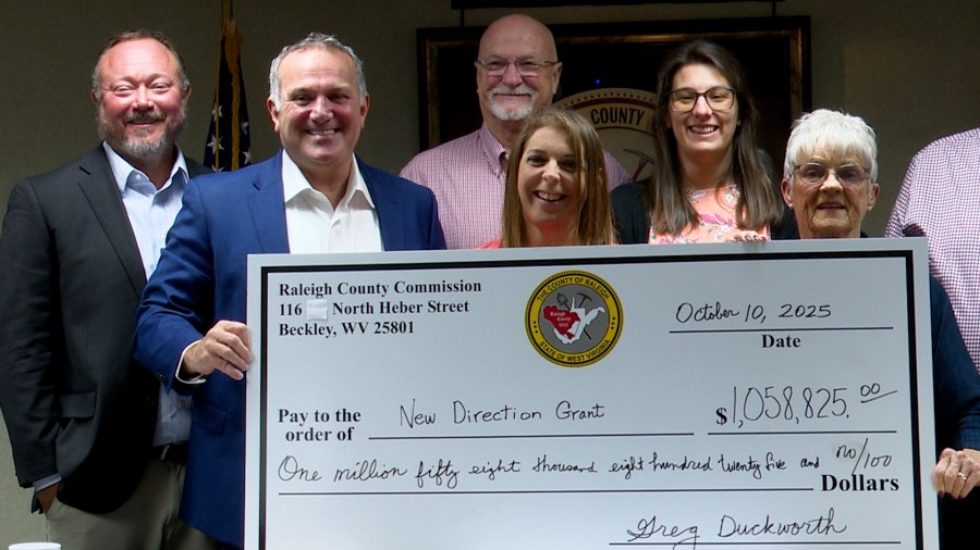 Over $1 million issued in Raleigh County New Direction grant funding