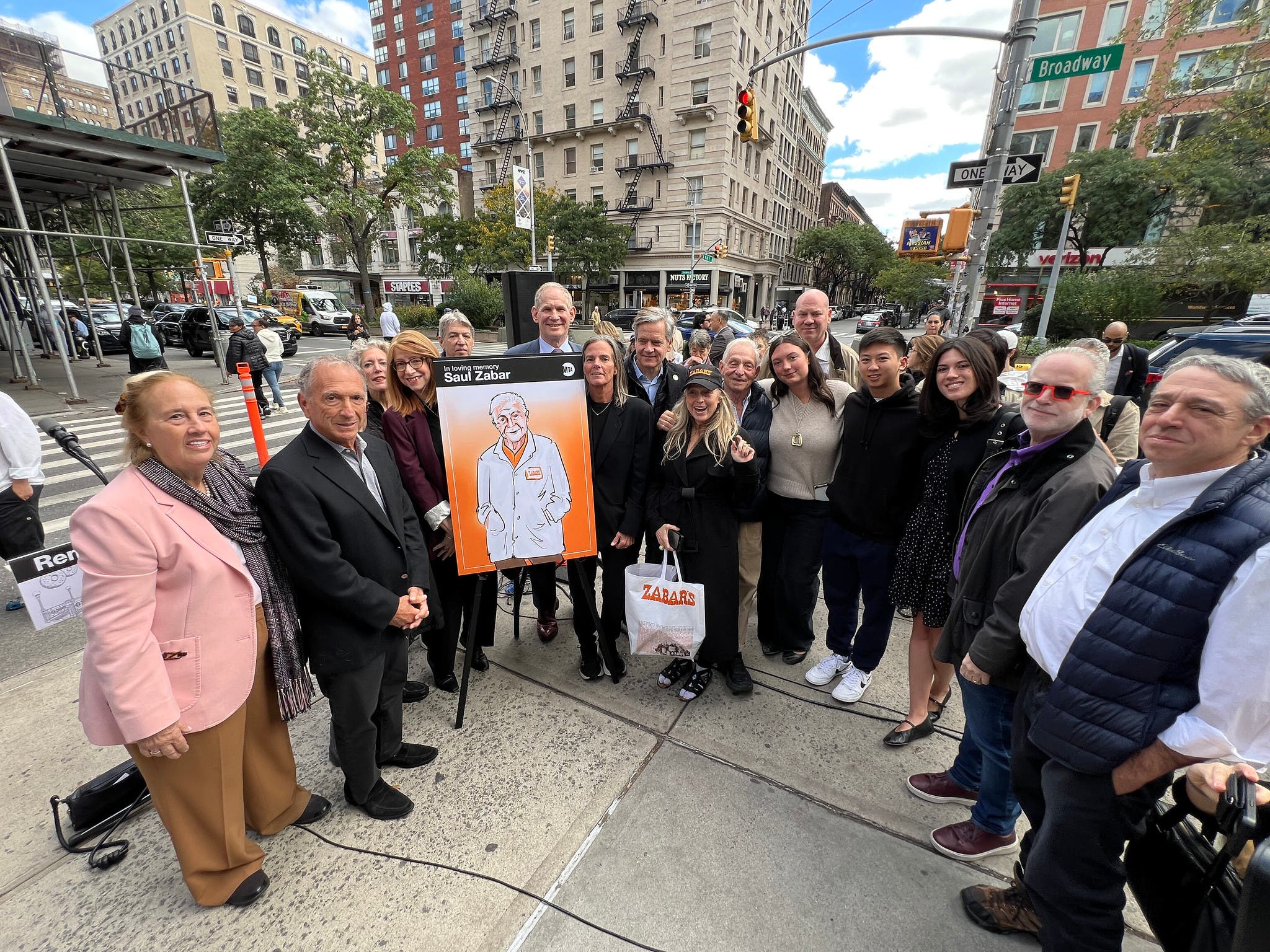 MTA Honors Upper West Side Icon Saul Zabar With Poster At 79th Street ...