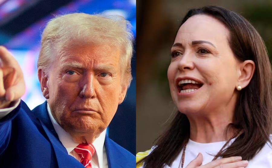 Trump confirma que Machado le entregó el Nobel de la Paz: “Un gesto ...