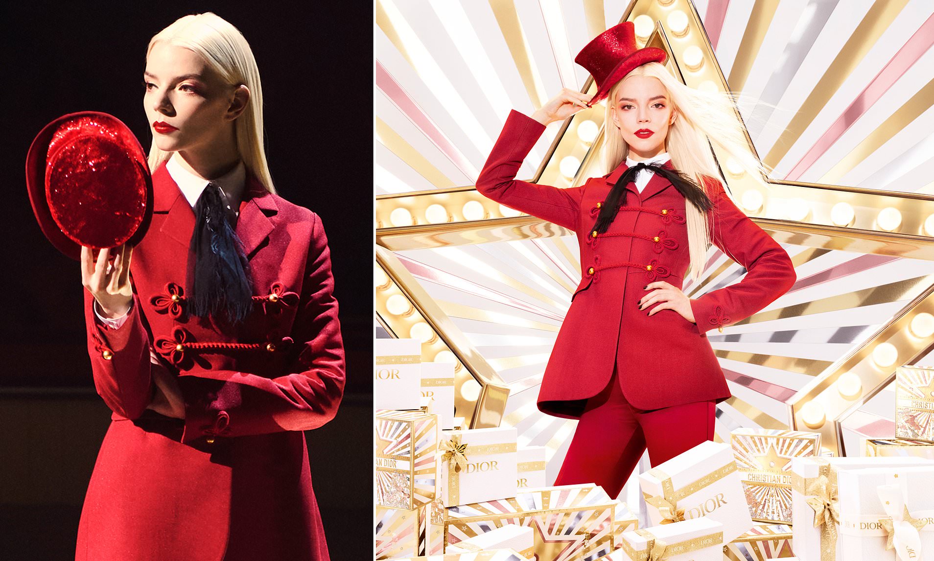 Anya Taylor-Joy channels Greatest Showman-esque outfit for dazzling ...