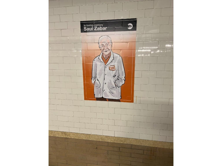 MTA Honors Upper West Side Icon Saul Zabar With Poster At 79th Street ...