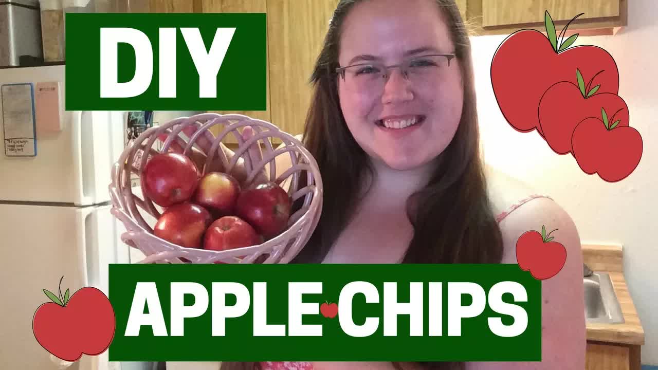 How to make easy 1-ingredient apple chips!