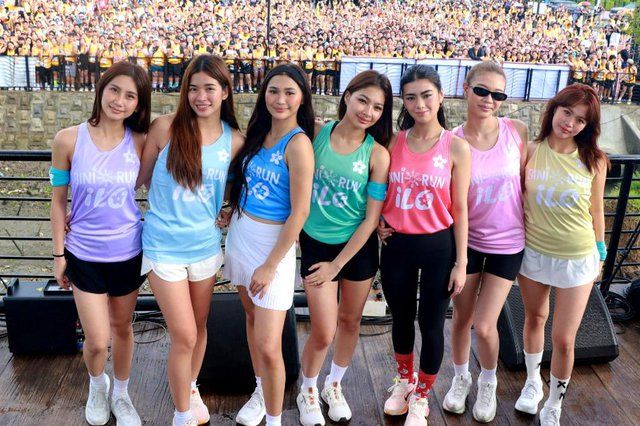 BINI holds first ever BINI run in Iloilo