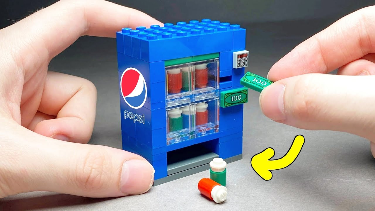 LEGO Pepsi Vending Machine Build
