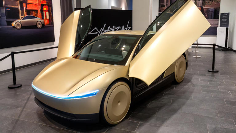 Tesla Cybercab test cars caught on public roads with steering wheels