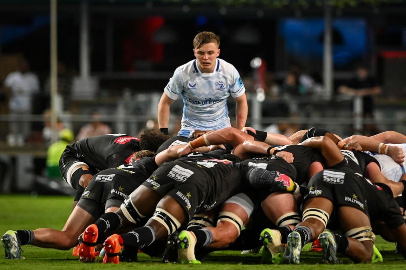 What time and TV channel is Leinster v Sharks on in the URC today?