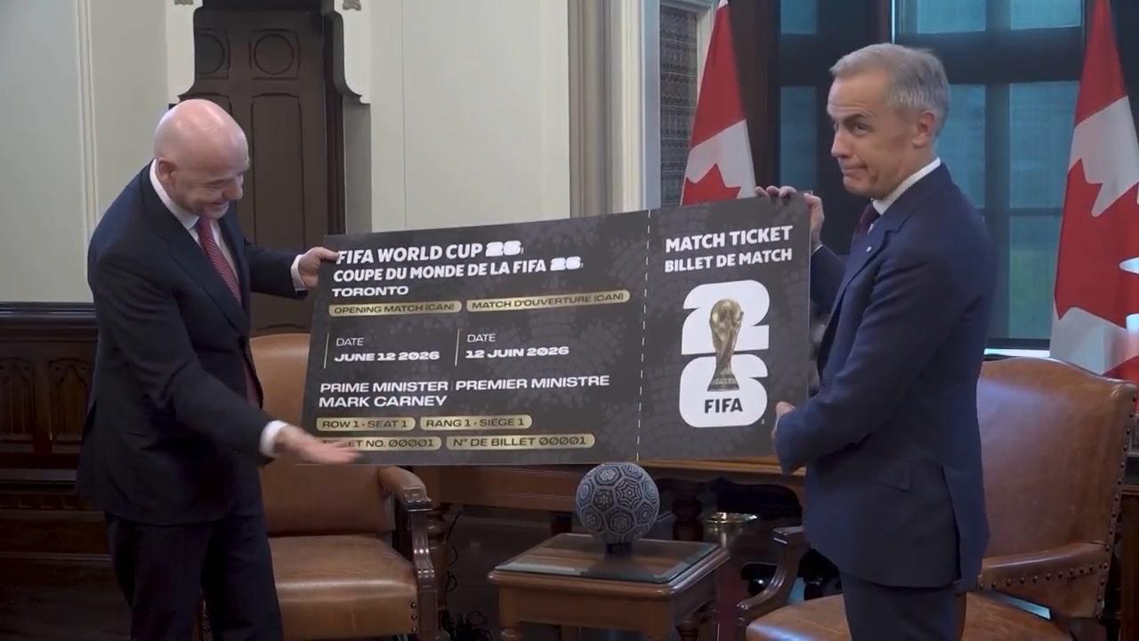 Infantino and Carney discuss Canada World Cup preparations