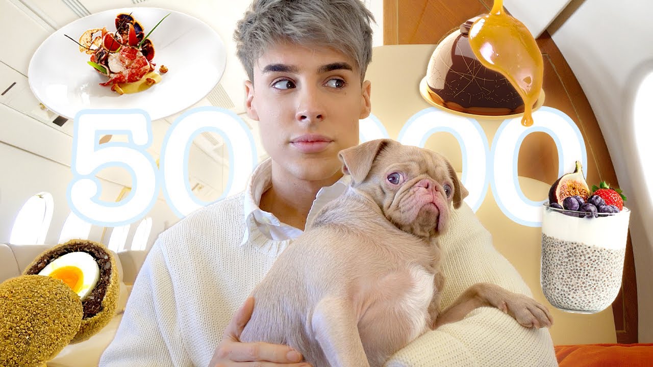 Watch what happened when I spent a day eating on a $50,000 private jet ...