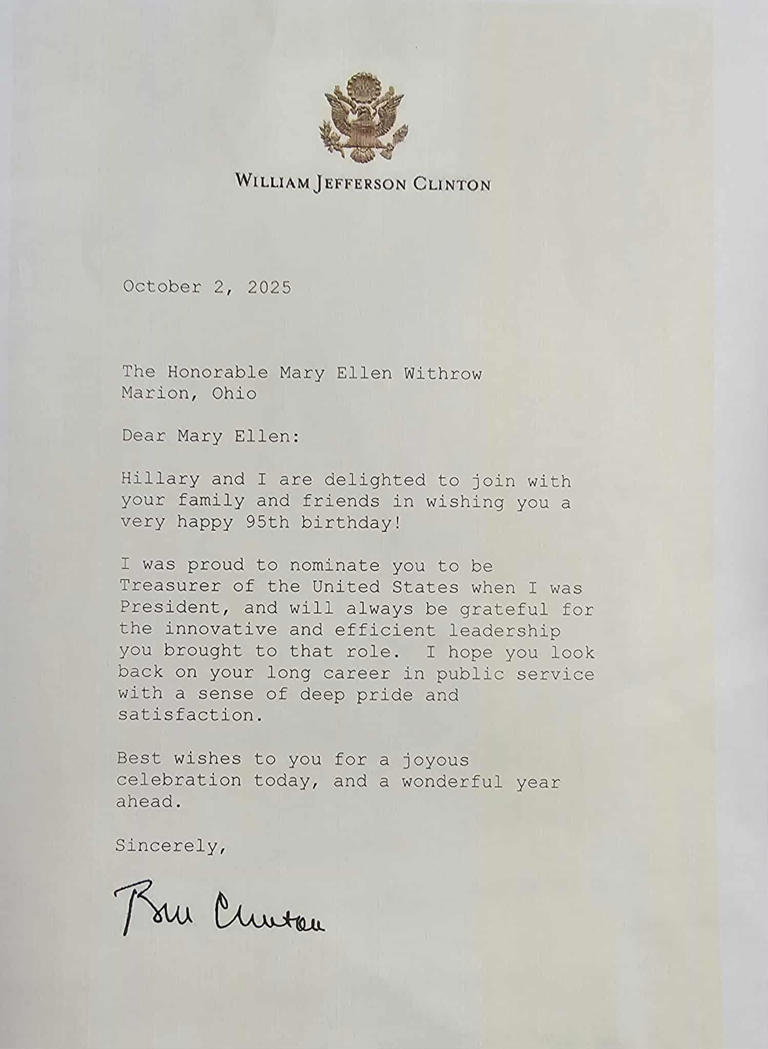 Marion honors Mary Ellen Withrow with star-studded birthday tribute