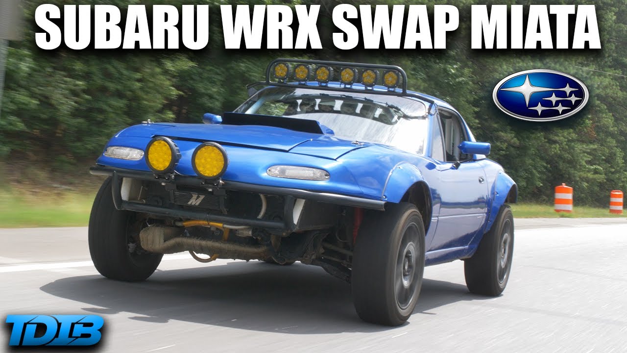 Subaru WRX swapped Miata review showcases backyard engineering at its ...