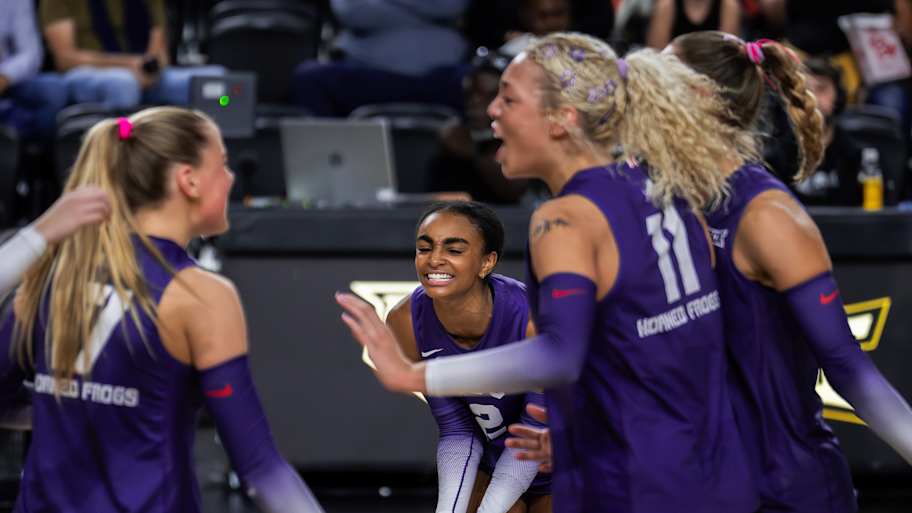 TCU Volleyball Defeats UCF in Another Road Test