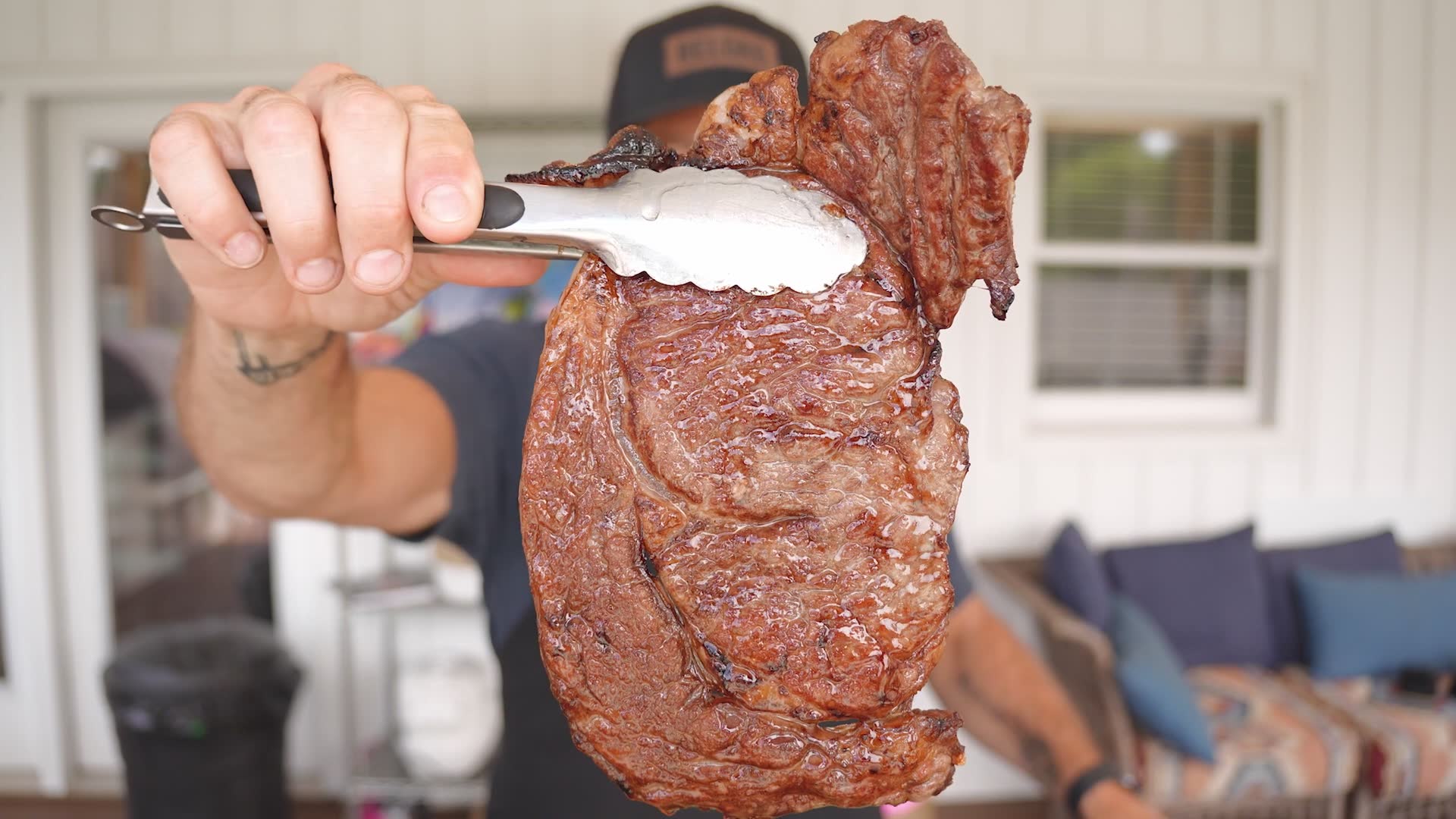 Cooking Japanese A5 wagyu on a Schwank grill