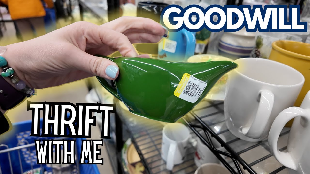 Surprise on the bottom Goodwill shelf thrift finds