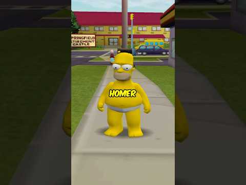 Did you know about these animations in the game The Simpsons: Hit & Run ...