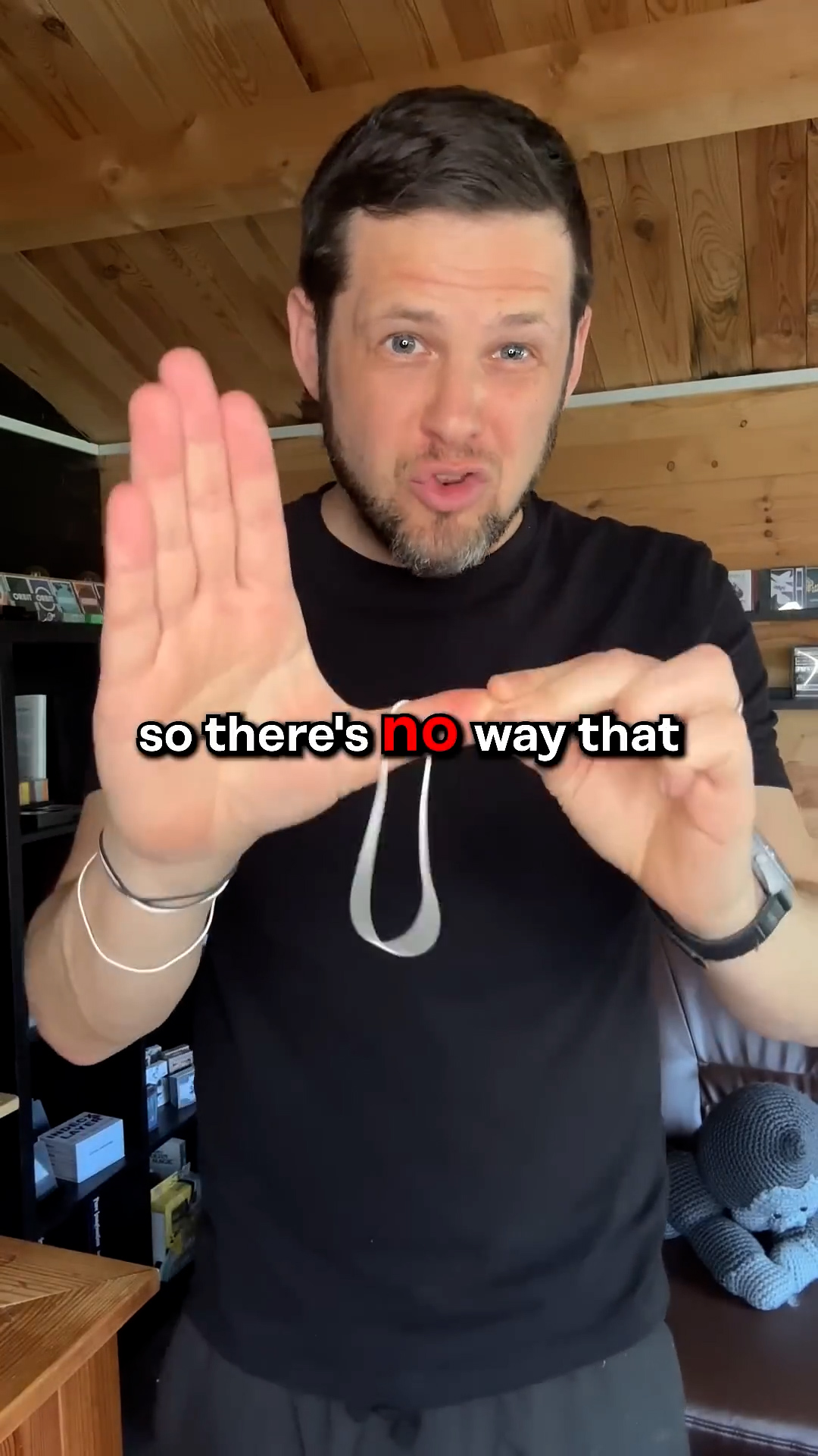 Rubber Band Escapes Closed Loop